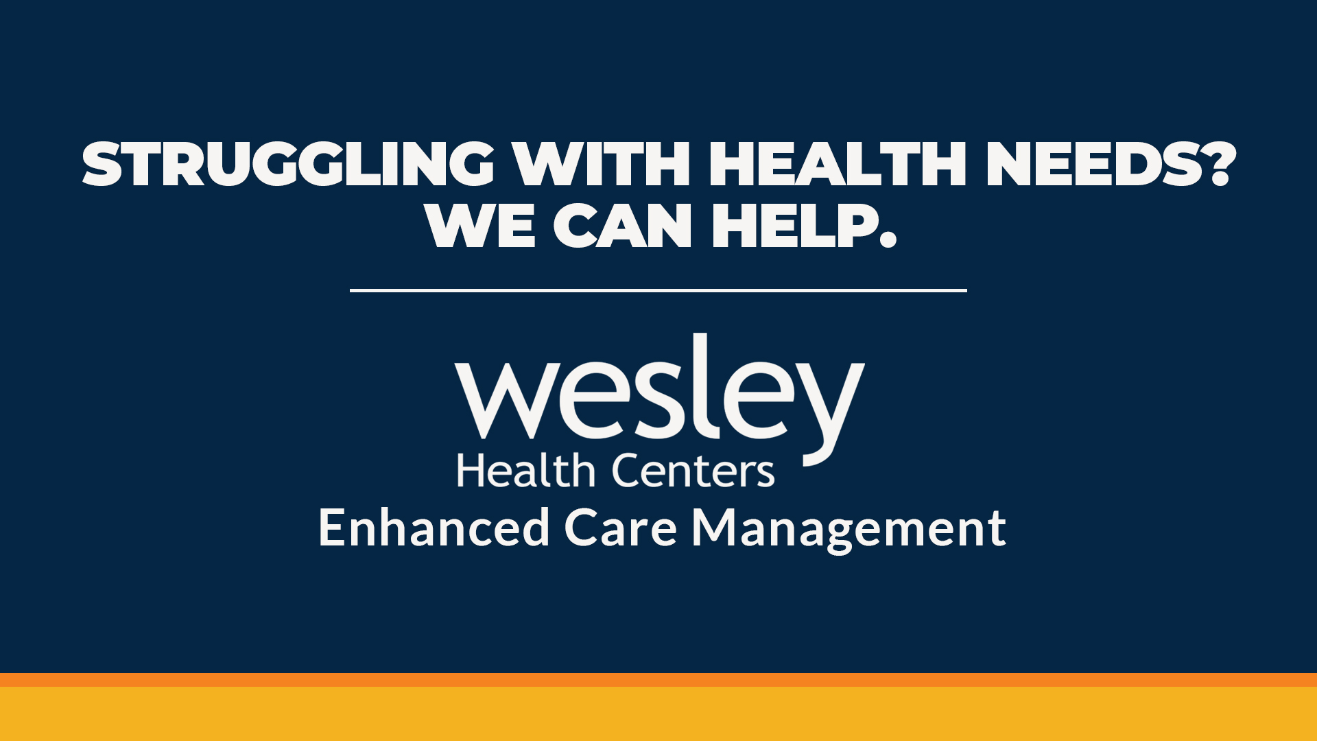 Enhanced Care Management - jwchinstitute.org